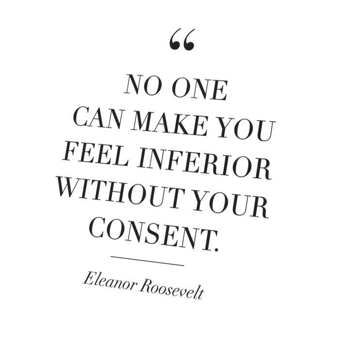 Tableau Décoratif Eleanor Roosvelt No One Can Citation Inspirante ...