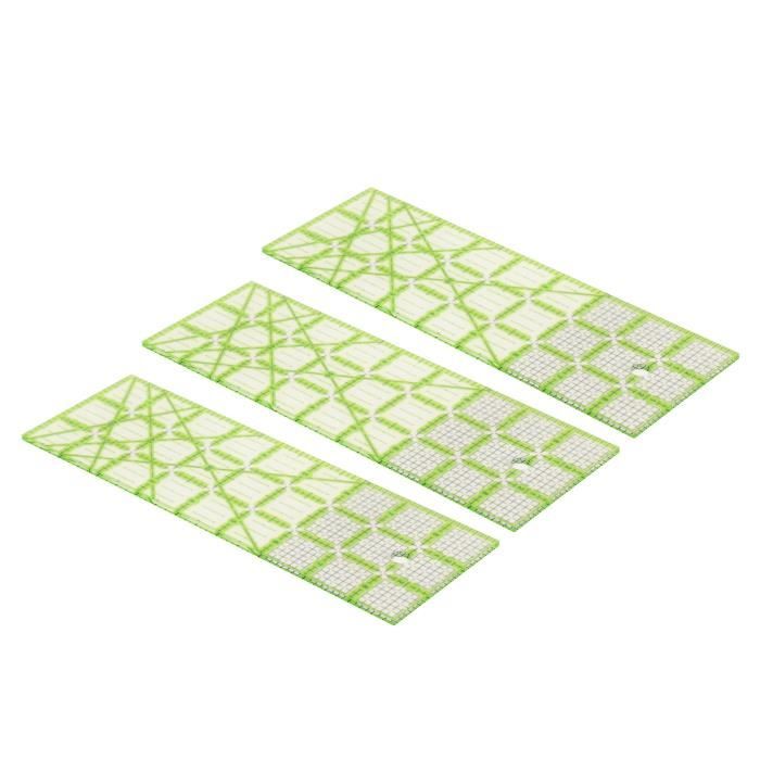 Règle de courtepointe FDIT - 9 pouces - lignes de guidage - échelle ...