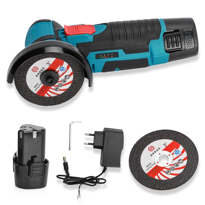 Mini meuleuse d'angle,Meuleuse d'angle électrique 12V sans fil et sans ...