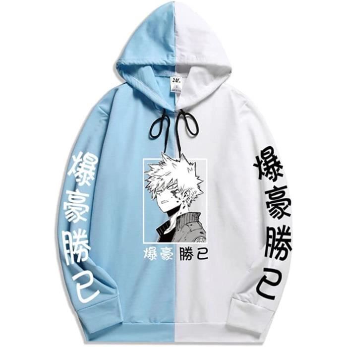 My Hero Academia Sweat à Capuche Anime Bakugo Katsuki 3D Imprimé Manga ...
