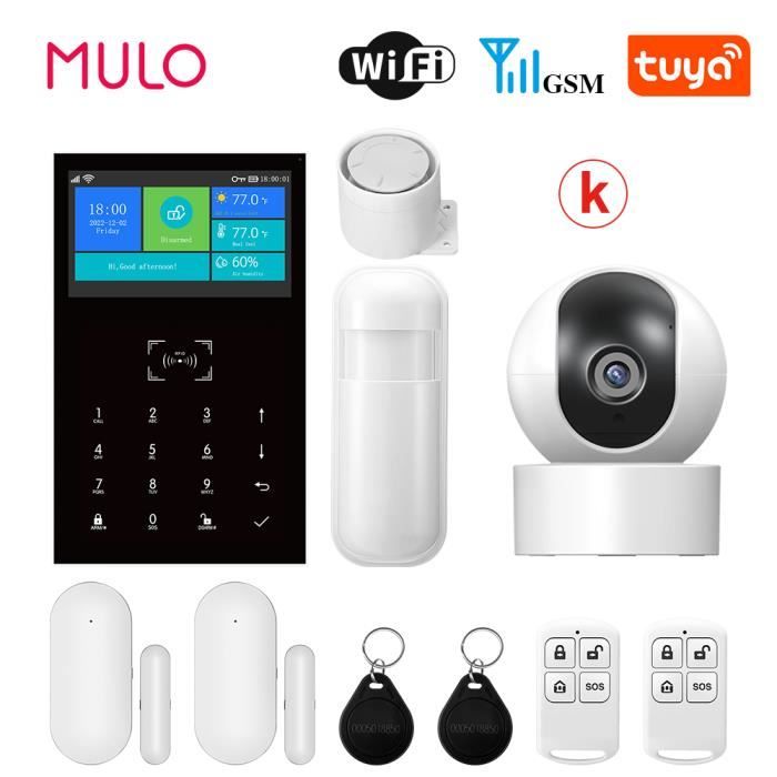 MULO système d39alarme pour maison connectée wi fi Gsm sans fil adapté aux bureaux de résidence ...