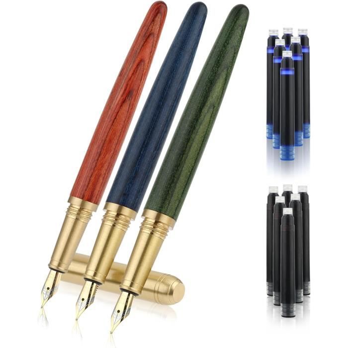 Cobee Lot de 3 stylos-plume vintage eois de luxe fabriqués à la main ...