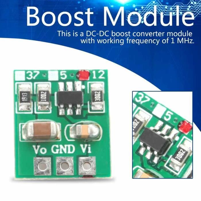 SURENHAP Boost Module Mini DC-DC Boost Converter Board Voltage Step up ...