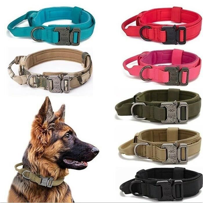 Collier universel tactique pour chiens Military-nylon Heavy Duty pour l ...