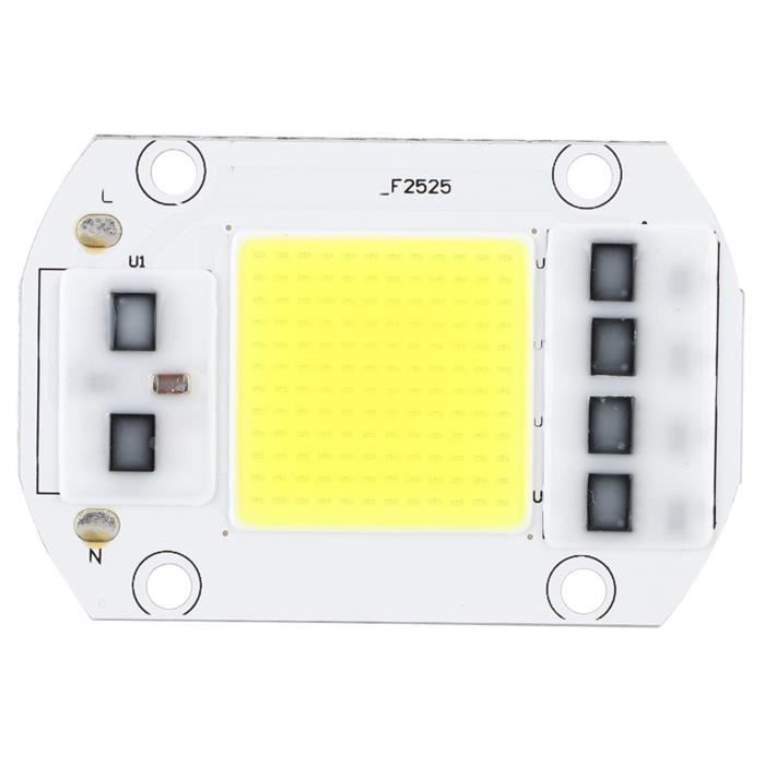 Puce LED COB Source de lumière COB haute tension à puce LED haute puissance blanche froide 100W ...