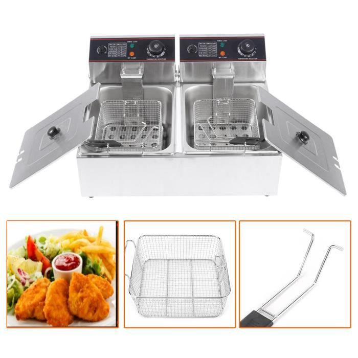 Friteuse à puce 6L*2 Professionnelle électrique HX-82A pour Une ...