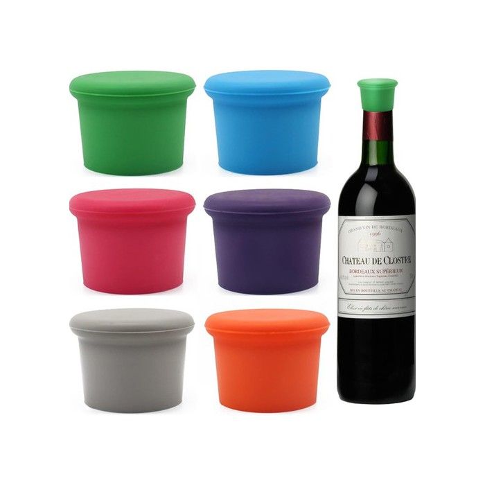 Bouchons pour bouteilles de bière, lot de 6, en silicone, universels ...