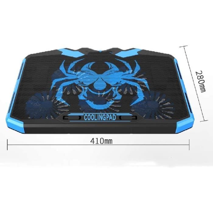 Refroidisseur PC Portable 5 Ventilateurs de Refroidissement for ...