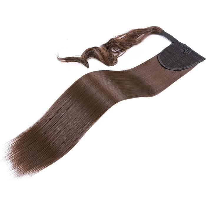 Postiches - Postiche Queue Cheval Naturel Cheveux Longue Wrap Aroud ...