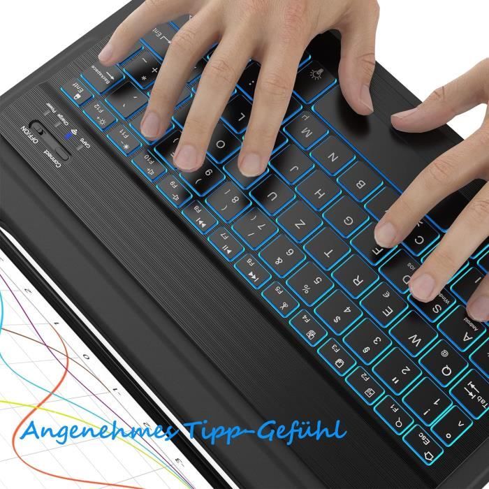 Étui Clavier Pour Ipad 10 2 9e 8e 7e Génération 2021 2020 2019