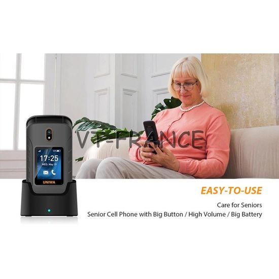 Telephone Portable Senior 4G SOS a Rabat, Couleur: Noir - Cdiscount ...