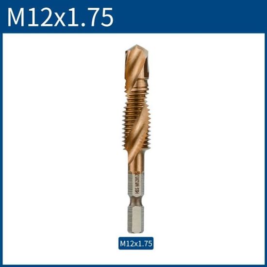 Outil de filetage - YWEI - FILIERE - BUSE DE FILAGE - TARAUD,M12x1.75--XCAN HSS4341-6542 ...