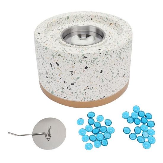 Zerone Foyer portatif Foyer de table en marbre extérieur en acier ...