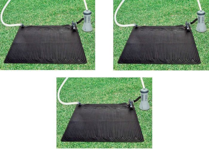Intex 28685 Lot de 3 panneaux solaires thermiques pour réchauffer l'eau ...