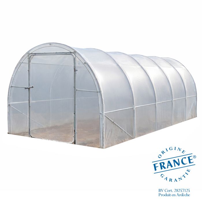 Serre de jardin tunnel - LA FRANÇAISE - Serre tunnel en acier galvanisé ...