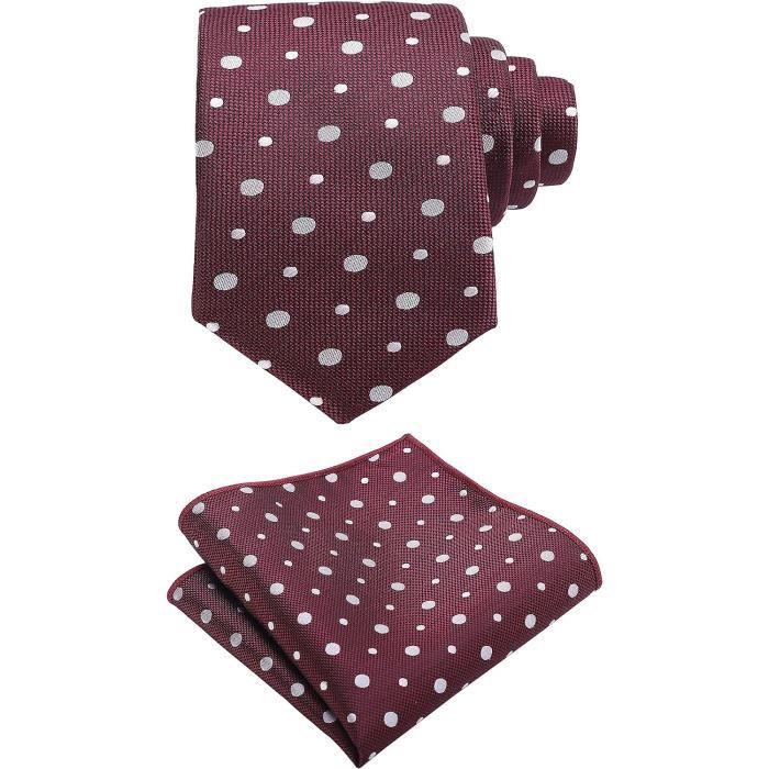 Cravate Pour Homme 6 Cm Avec Boîte De Rangement Motif Cachemire À Pois ...