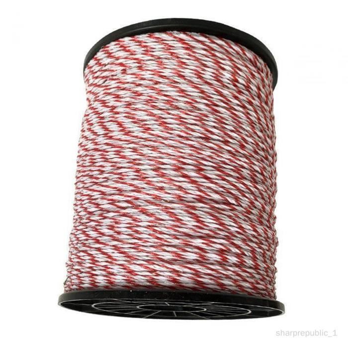 Fil électrique portatif de clôture de corde de clôture électrique pour ...