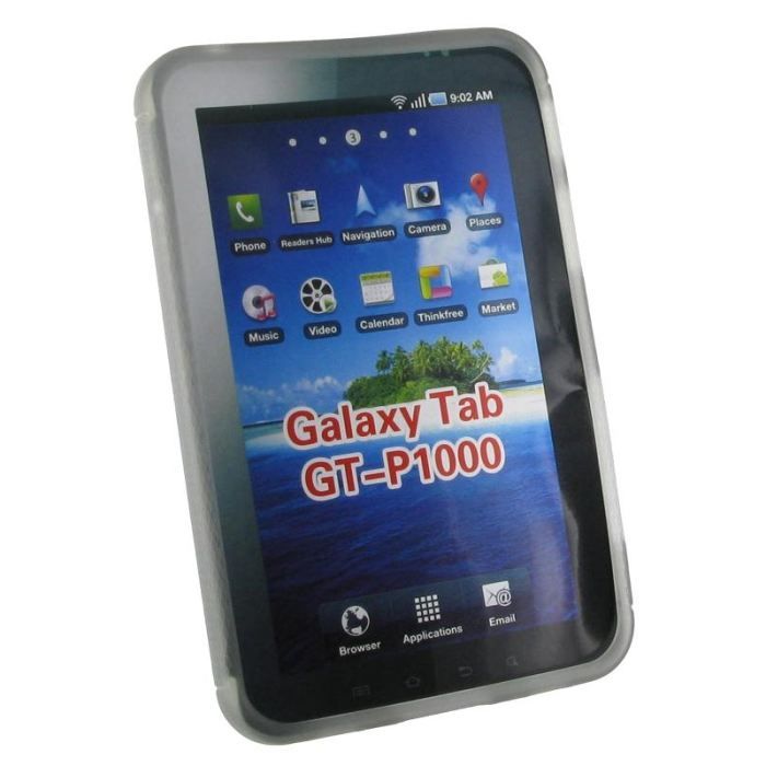 Housse Galaxy Tab P1000 rubber noir samsung - Cdiscount Informatique