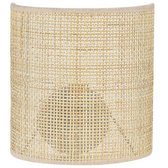 Applique murale en rotin naturel CARIO - Cdiscount Maison