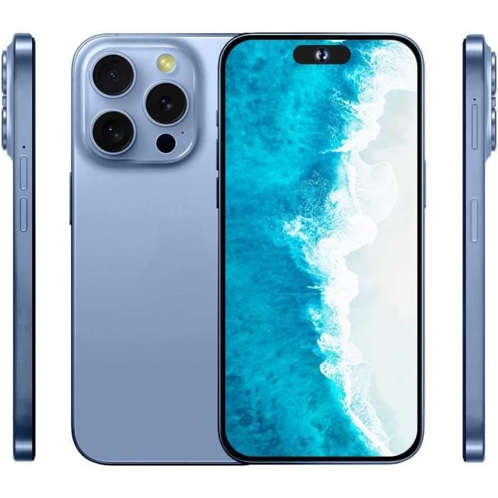 Smartphone débloqué QIMHAI I15 ProMax 4G Android 11 avec écran HD 6,7 ...