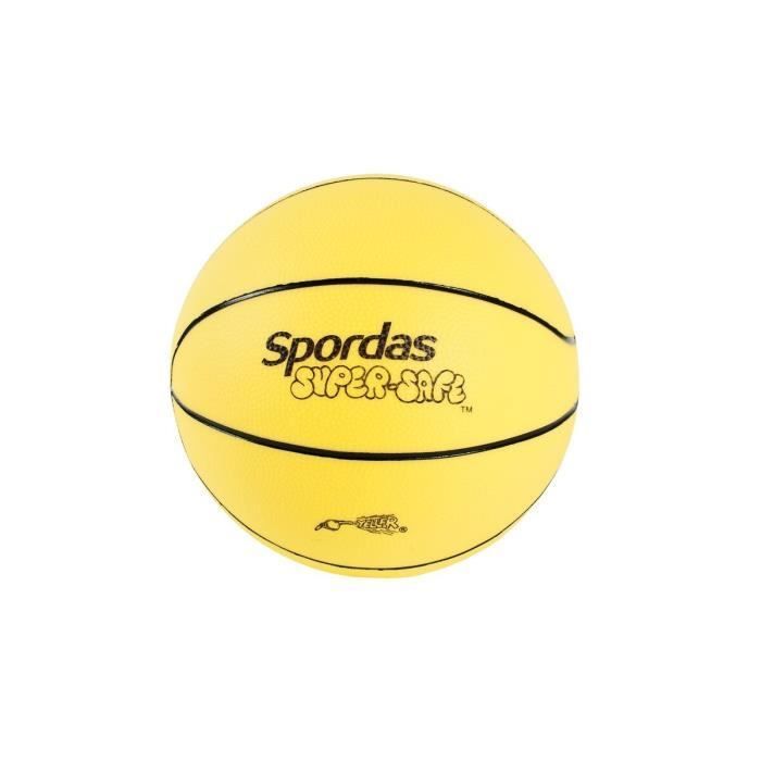 Ballon basketball Spordas SuperSafe - jaune - Taille 3 - Cdiscount Sport