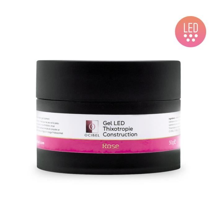 Gel LED Thixotropie Construction Rose - OCIBEL - 50 g - Haute qualité ...