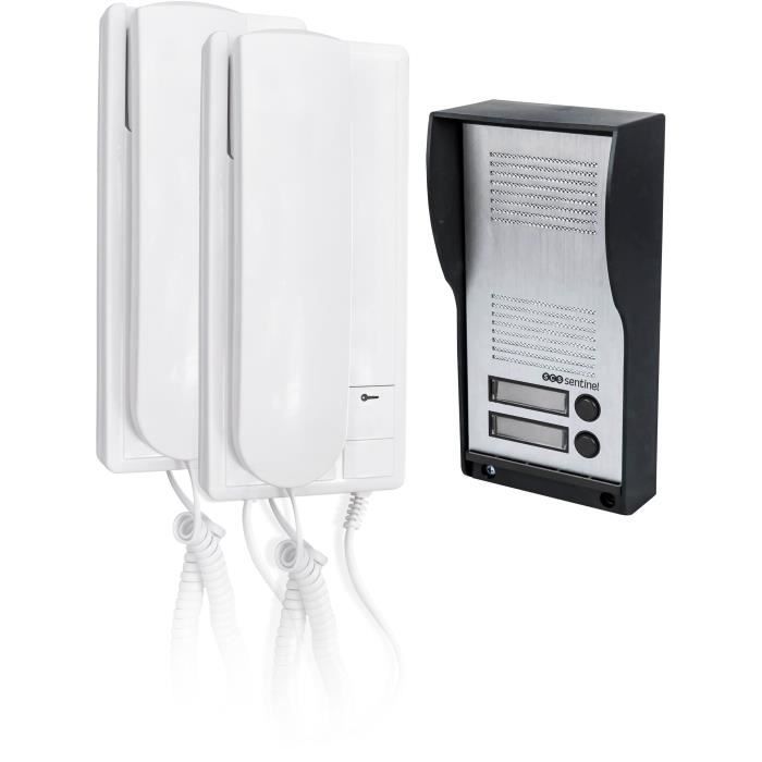 Interphone audio filaire - SCS SENTINEL - AudioKit DUO - 2 combinés ...