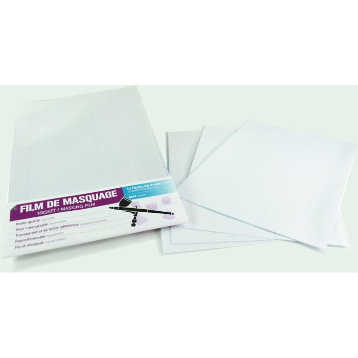 Pochette film de masquage mat 10 feuilles A4 - Cdiscount Bricolage