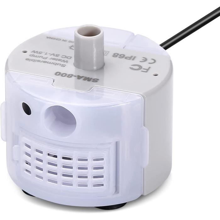 VinDox Pompe Fontaine a Eau Chat pour Fontaines à Boire pour Chat en Acier Inoxydable, Ultra ...