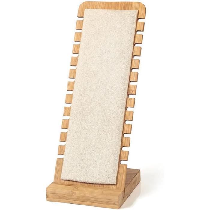 Csirnto Présentoir à Colliers eois Porte Collier Présentoir de Bijoux ...