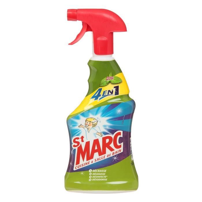 SAINT MARC Nettoyant Multi-usages 4 en 1 - Parfum menthe - Cdiscount Au ...
