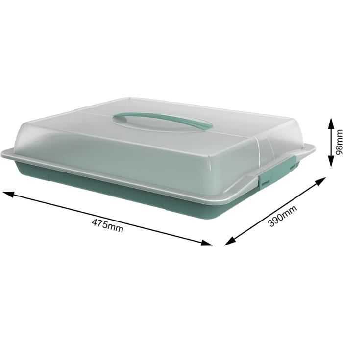 Caruba Bol 4.8L Avec Couvercle, Plastique (Pp) Sans Bpa, Turquoise ...