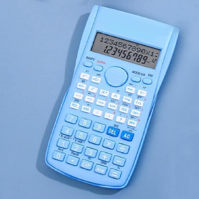 Calculatrice Scientifique, Calculatrice Mathématique 12 Bits Avec 240 ...