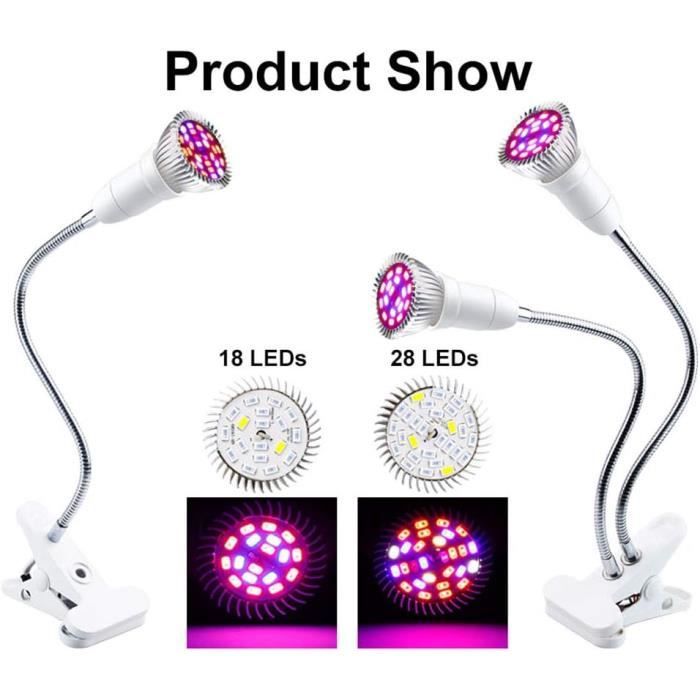 De plus en plus LED à spectre complet élèvent la lumière E27 plante ...