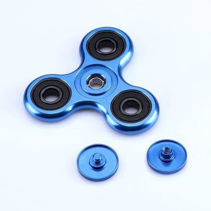 Hengxin-Hand Spinner Fidget EDC alliage d'aluminium Argent - Cdiscount ...