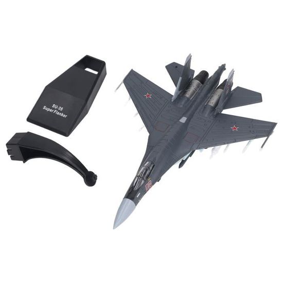 Maquette d'avion en Alliage - ATYHAO - Chasseur T 12367 - Échelle 1:100 - Blanc - Intérieur ...