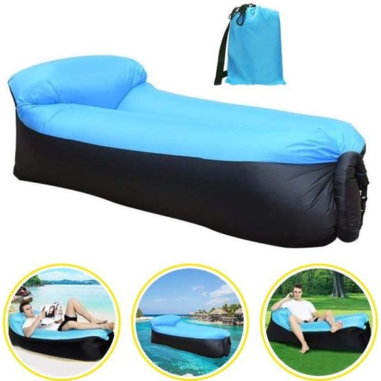 IPRee Hamac Gonflable d'air Sofa Étanche Longue Chaise Gonflable Canapé ...