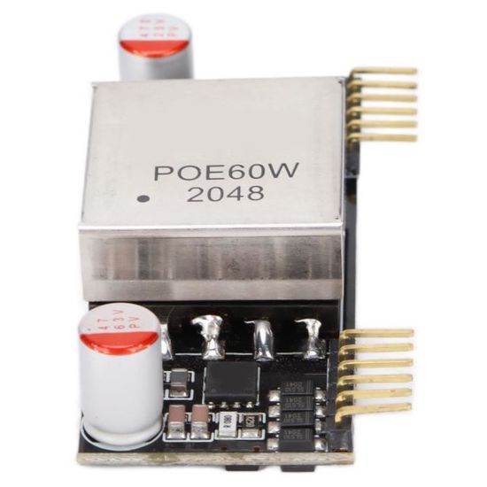 Qiilu Module d'alimentation par Ethernet Module POE IEEE802.3bt DC 12V ...