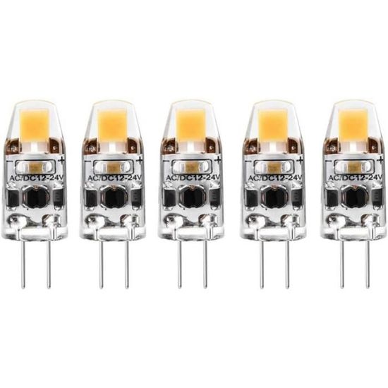 G4 Led 2W Ampoule, Blanc Naturel 4000K G4 Ampoules Led Cob 2W Remplace Les Ampoules Halogènes ...
