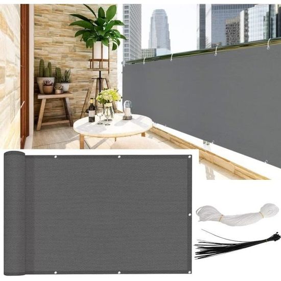 KAHEIGN Écran D'intimité pour Balcon, 0,9m x 5m Écrans de Protection de ...