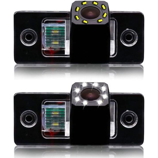 HD CCD avec 8 LED Caméra de Recul Voiture en Couleur Kit Caméra Vue ...