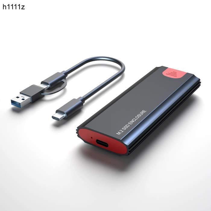 M2 SSD Case NVME Enclosure M.2 to USB 3.1 SSD Adapter w-OTG for NVME ...