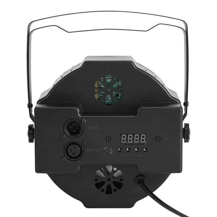 Akozon lumières plates 18 LED Flat Par Lights RVB Lampe pour Club DJ ...