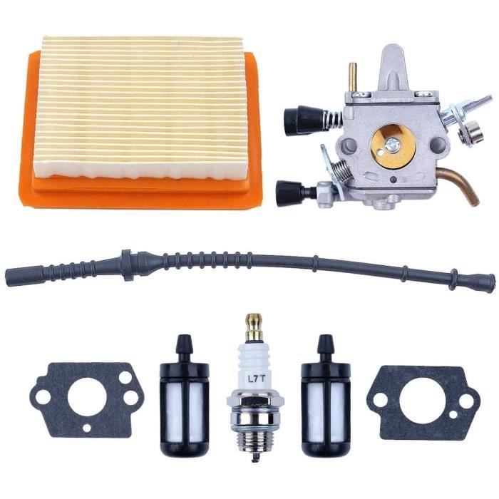 Carburateur Filtre à air Bougie d'allumage Kit pour Débroussailleuse Stihl FS350 FS300 FS250 ...