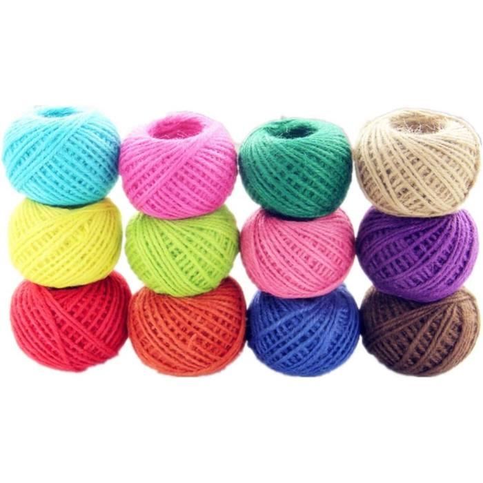 Ficelle De Jute, Ficelle En Jute Corde Fil Decoration Artisanal Couleur ...