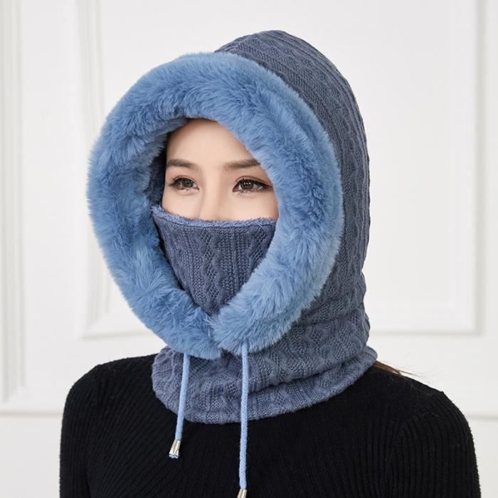 2 en 1 Bonnet Polaire Hiver Multifonction Femme – Vêtement pour Froid ...