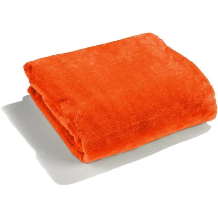 Grand Plaid Xl Env. 150 X 200 Cm, Microfibre De Flanelle Super Doux ...