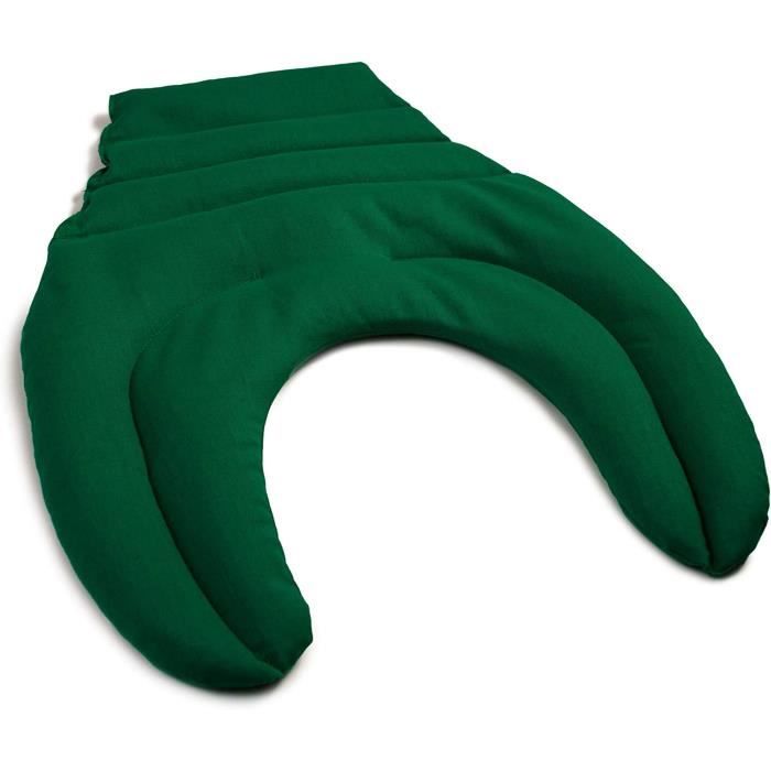 Coussin Tour Cou Compartimenté Partie Dorsale Vert Noyaux Cerises Nuque ...
