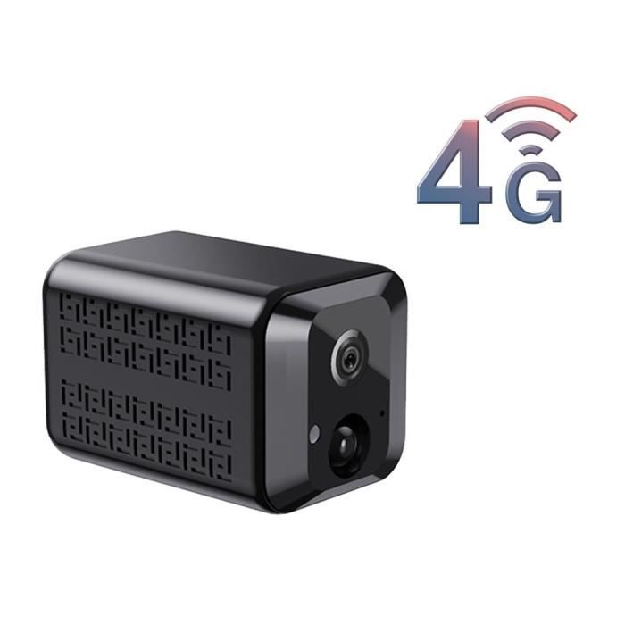 Caméra miniature,Mini caméra de Surveillance IP 4G 4K avec batterie ...