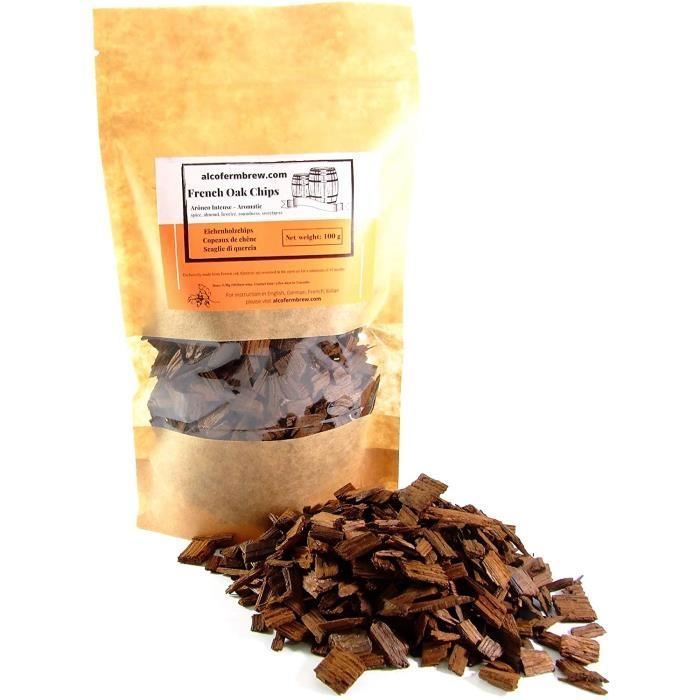 AlcoFermBrew Copeaux de chêne - Intense - 100g Arôneo Chêne Français ...